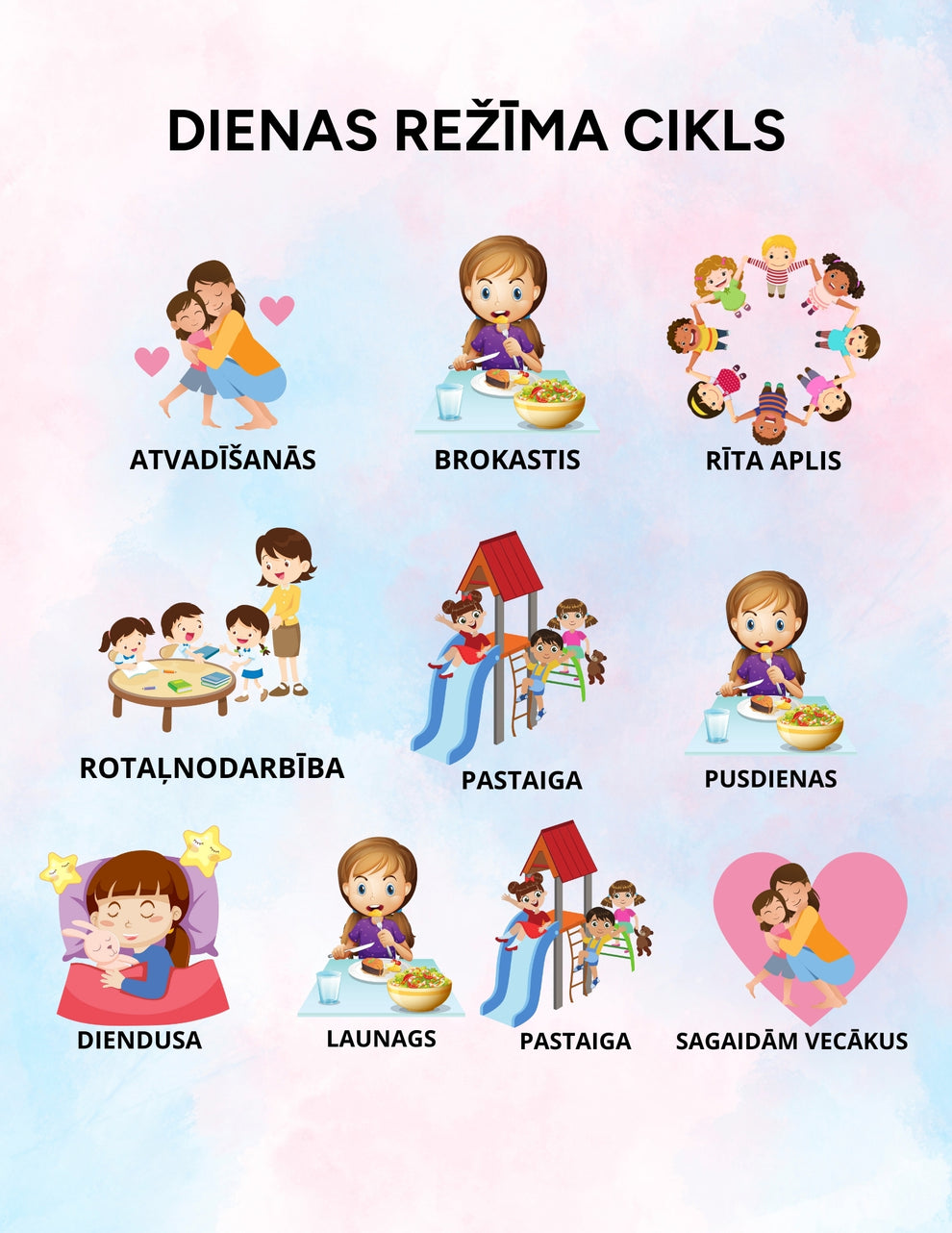 Dienas režīma cikls – Esi Gudrinieks